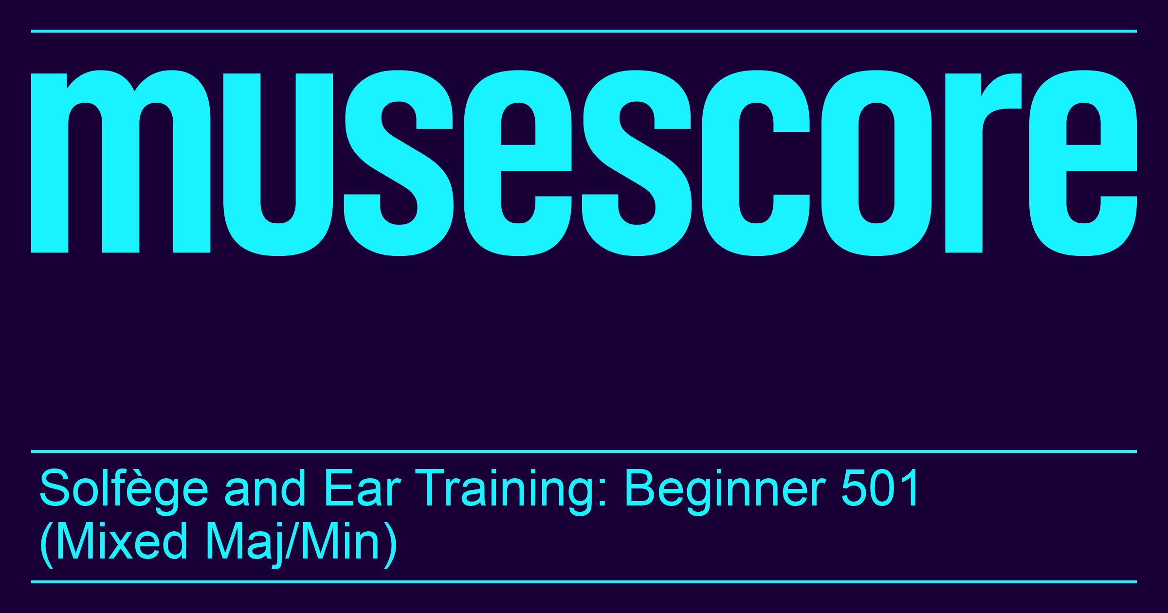 Solfège and Ear Training: Beginner 501 (Mixed Maj/Min) | Online music ...