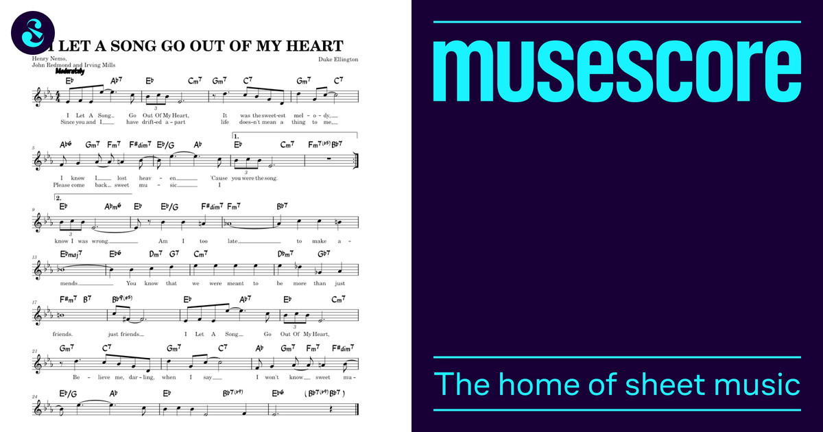 I Let A Song Go Out Of My Heart [lead sheet] – Duke Ellington, Henry ...