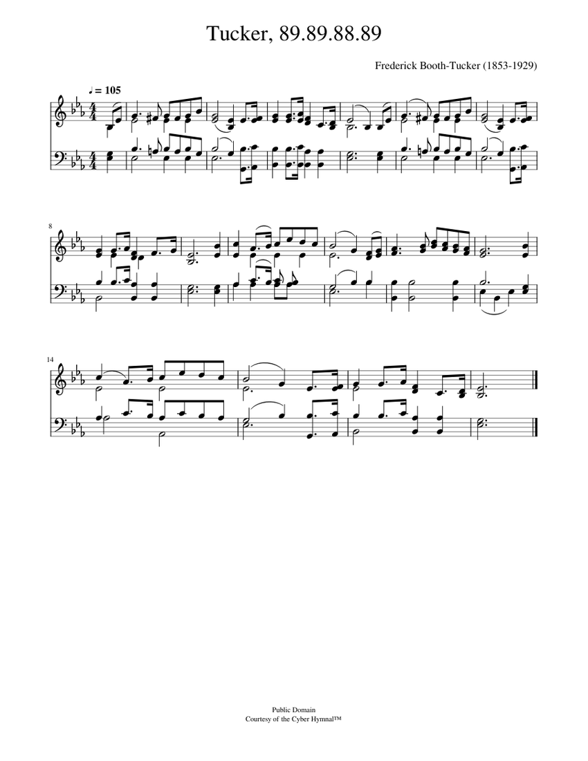 Send the fire - Frederick Booth-Tucker Sheet Music for Piano (Piano Duo ...