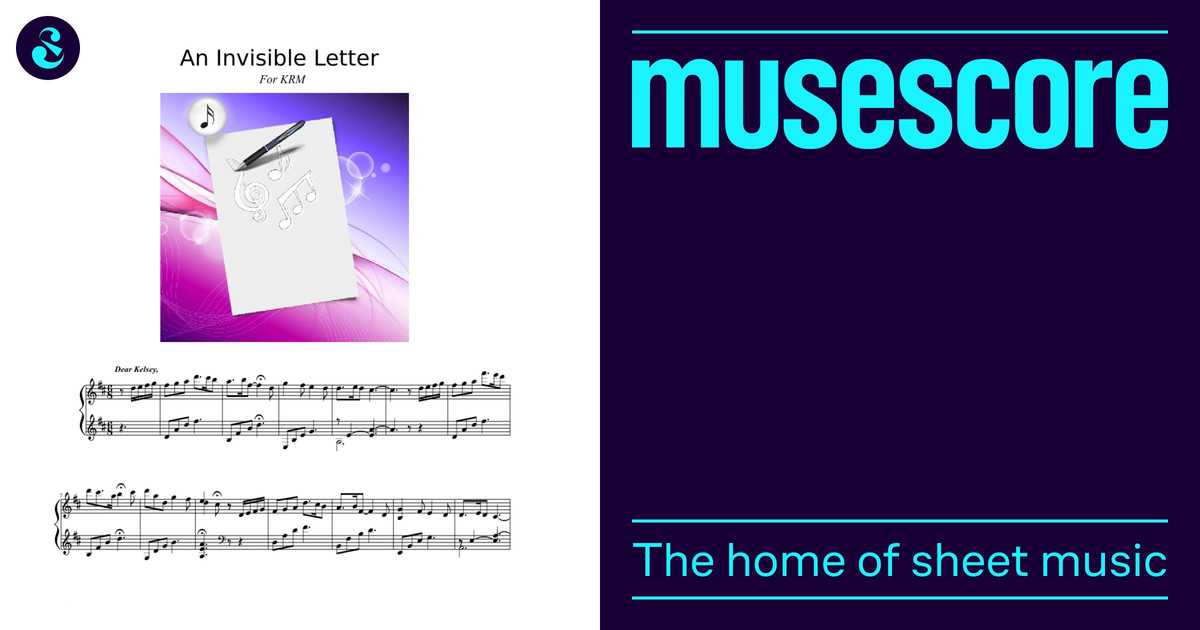 An Invisible Letter 楽譜 ピアノ (ソロ) | MuseScore.com
