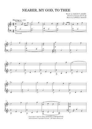 Play Official version of Nearer My God To Thee Sheet Music by Sarah ...